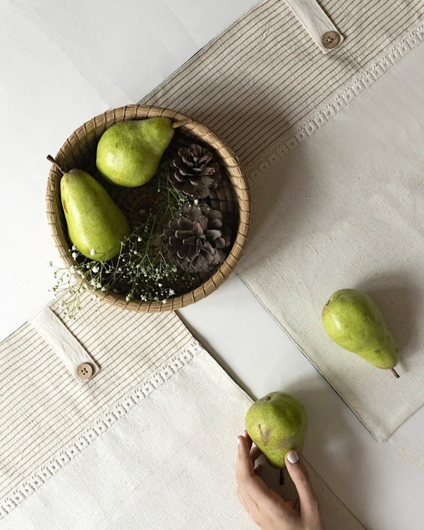 Buy Handmade Samar Table Mats With Cutlery Pocket - Set of 2 Pcs Online