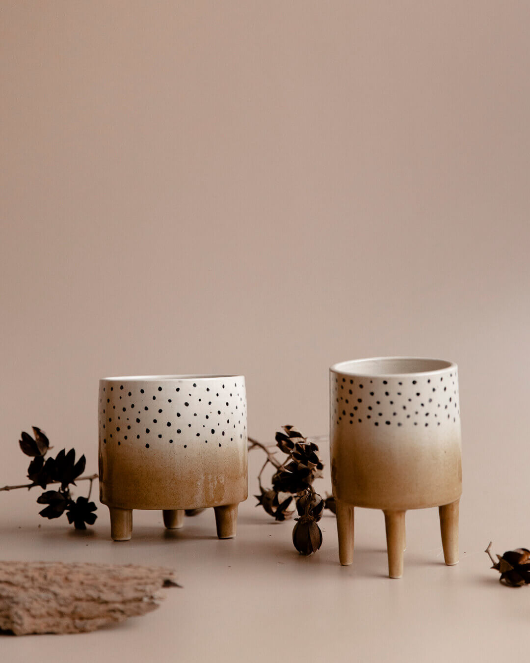 Poppy Legged Ceramic Plant Pot | Ceramic Pots & Vases Online at Kolus Home